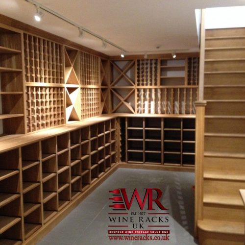 Solid Oak Wine Racks - Premium Bespoke Design Service | Wine Racks UK