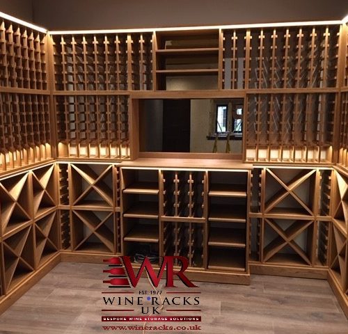 Solid Oak Wine Racks - Premium Bespoke Design Service | Wine Racks UK