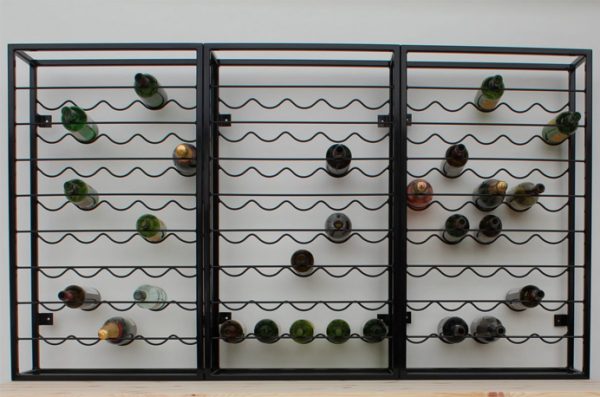 Black Metal Wine Racks | Bespoke Cellar Design | Wine Racks UK