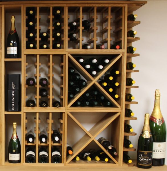 Solid Oak Wine Racks & Cabinets | Natural, Danish Oil, Medium, Dark ...