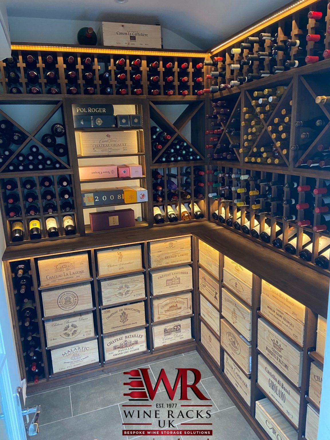 Solid Oak Wine Racks & Cabinets | Natural, Danish Oil, Medium, Dark ...